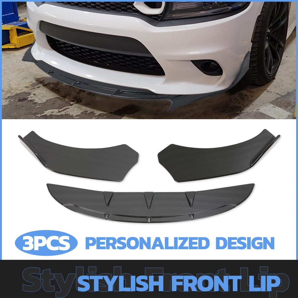 For Mini Cooper F56 R56 R53 JCW Front Bumper Lip Splitter Spoiler Body ...