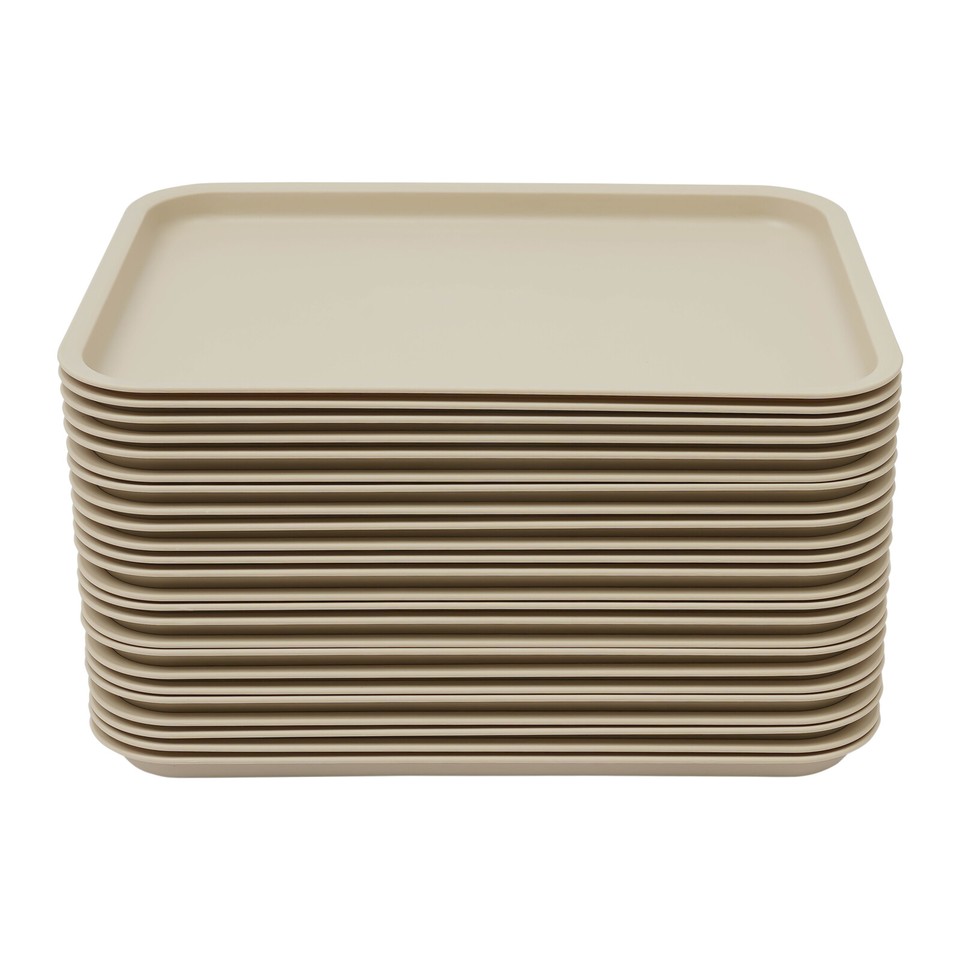 24pcs Fast Food Trays Serving Table Trays for Restaurants Cafeteria ...