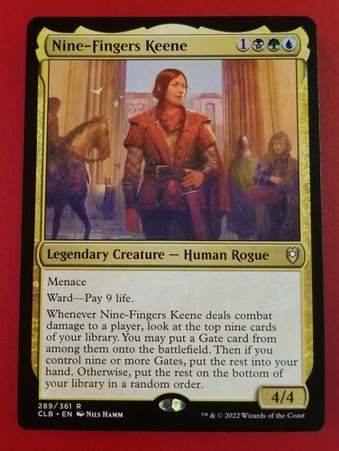1x Nine-Fingers Keene | Battle for Baldur's Gate | MTG Magic Cards | eBay