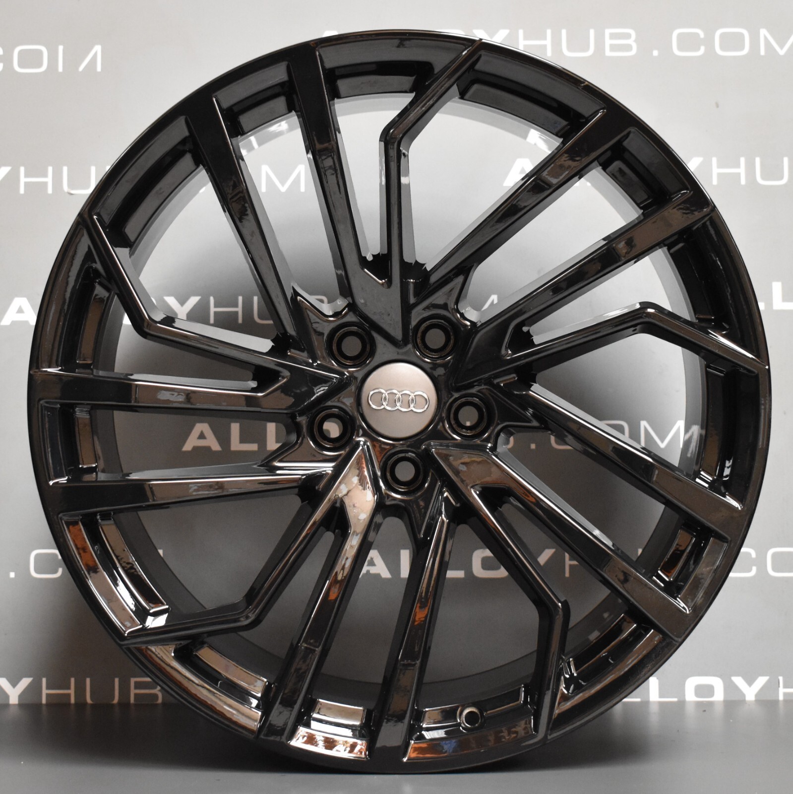 GENUINE AUDI RS4 RS5 8W EVOLUTION EVO SPOKE 20" INCH GLOSS BLACK ALLOY ...