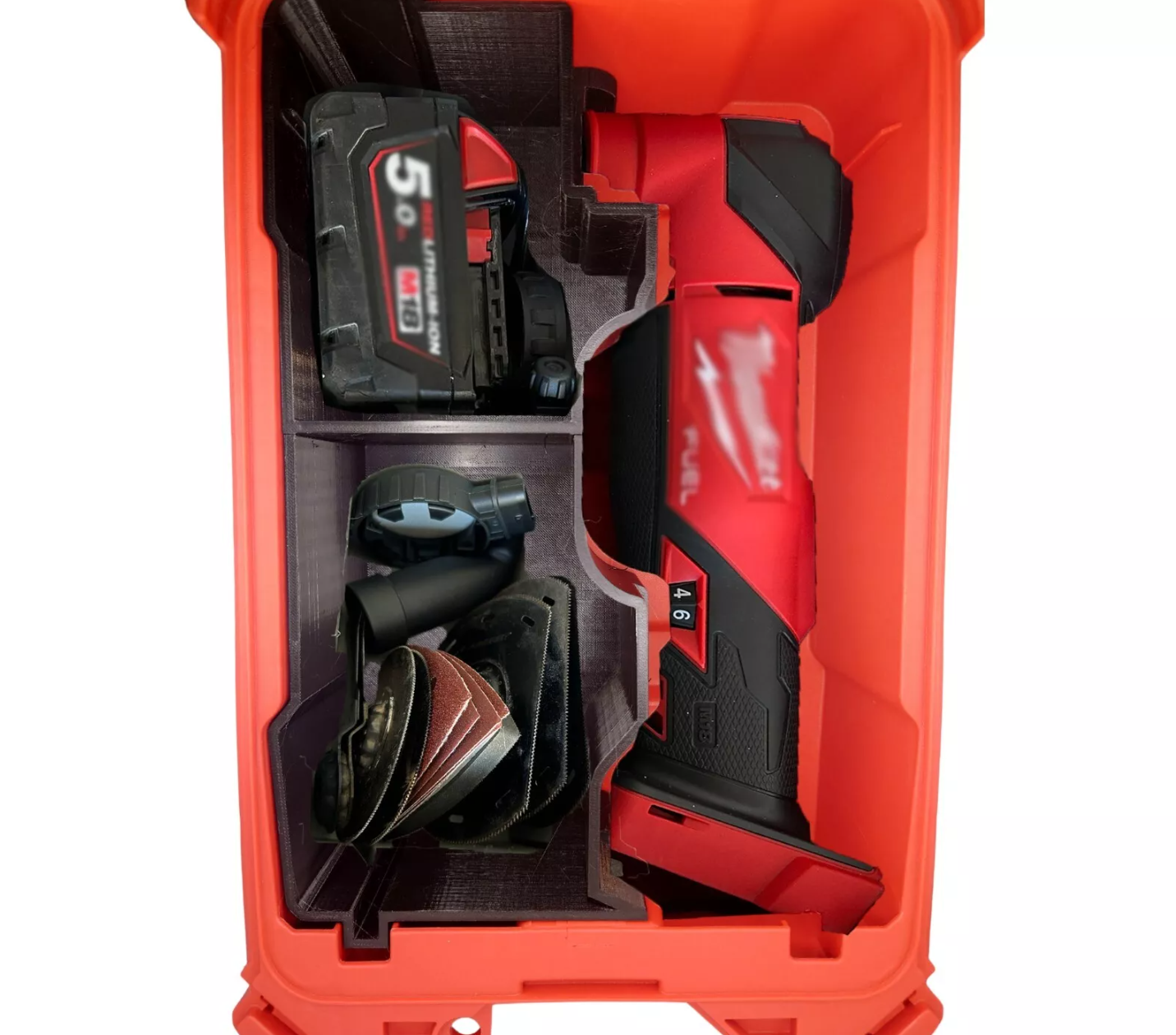 Milwaukee M18 Multi-tool FUEL Packout Compact Insert Organizer Tray ...