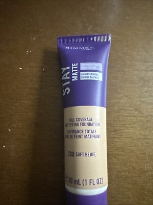 NEW Rimmel Stay Matte Liquid Mousse Foundation Soft Beige 1 Ounce | eBay