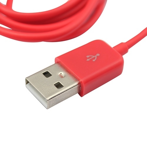 5X Red USB Sync Data Charging Charger Cable for Apple iPhone 4 4S 4G ...