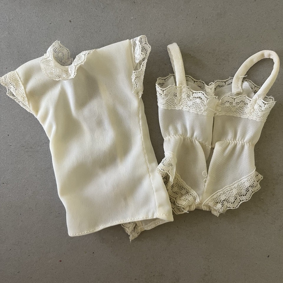 Barbie Fashion Fun Lingerie Nightie & Robe Mattel #7903 Superstar White ...