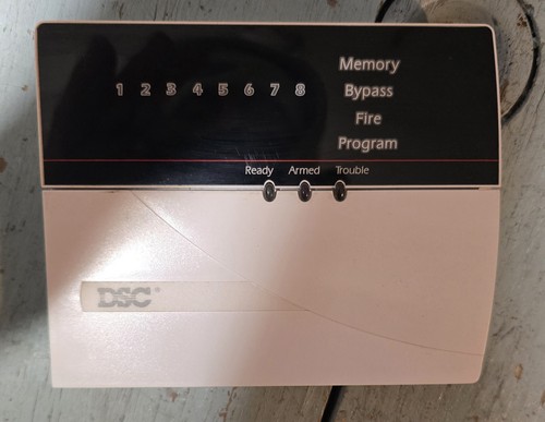 DSC Power Series 832 PC5508Z 8 Zone Security Keypad CLEANED TESTED ...