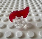 LEGO Minifigure, Hair Mohawk Thin 29223 - Trans-Red | eBay