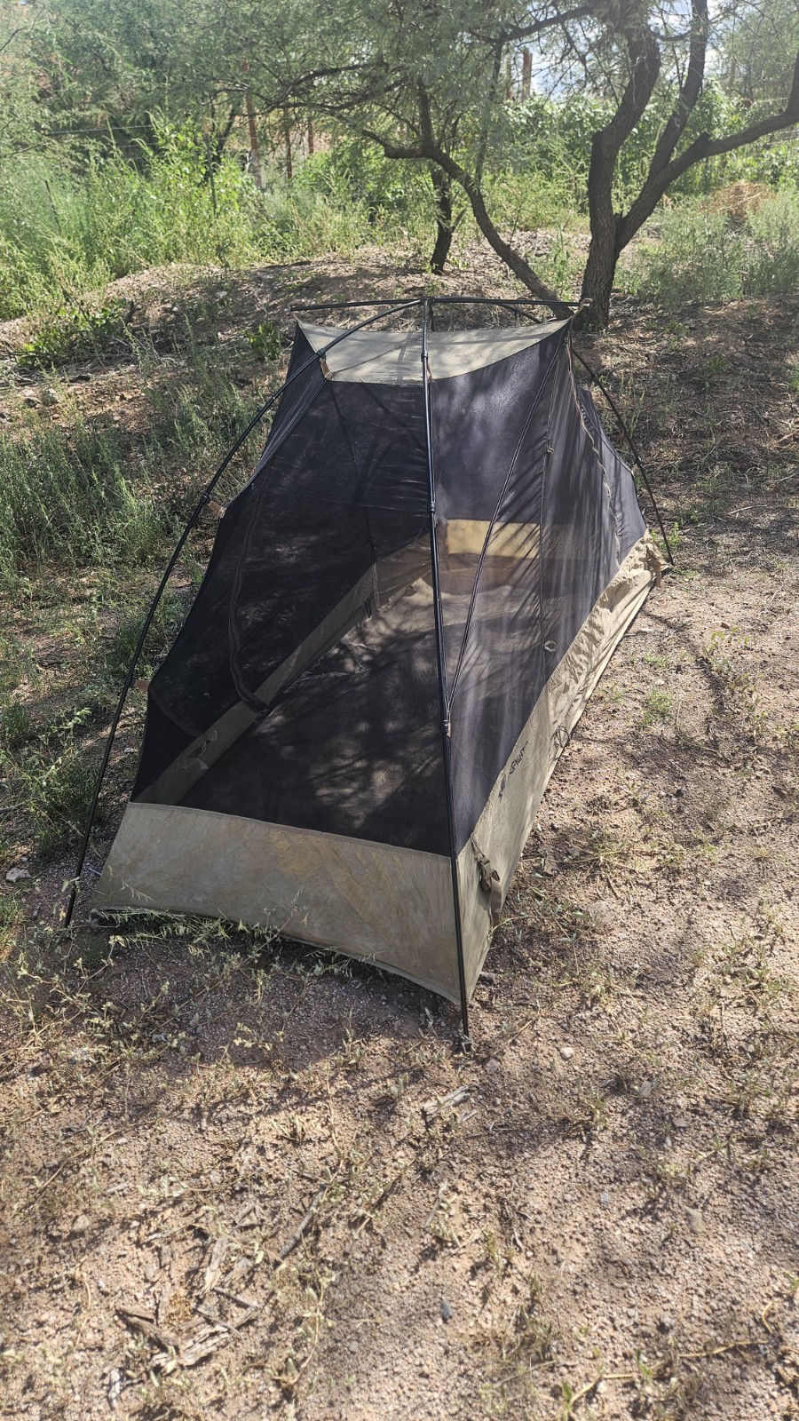 LITEFIGHTER 1 man Tent coyote tan 499 combat shelter system USGI US ...