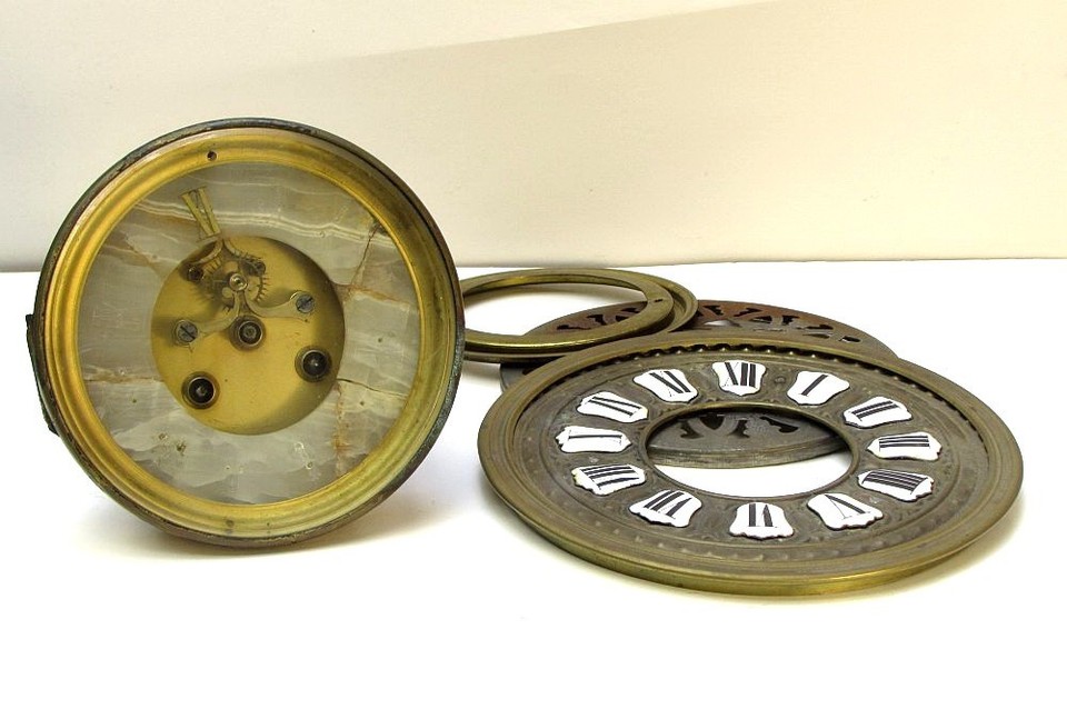 Antique French Open Escapement Clock Parts Lot#91 | eBay