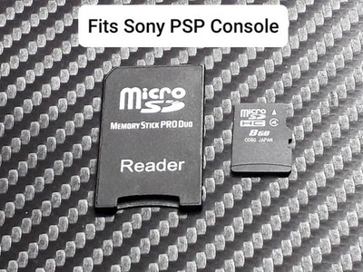 8 GB Memory Stick Pro Duo - PSP Memory Card - Micro SD + Adapter | eBay