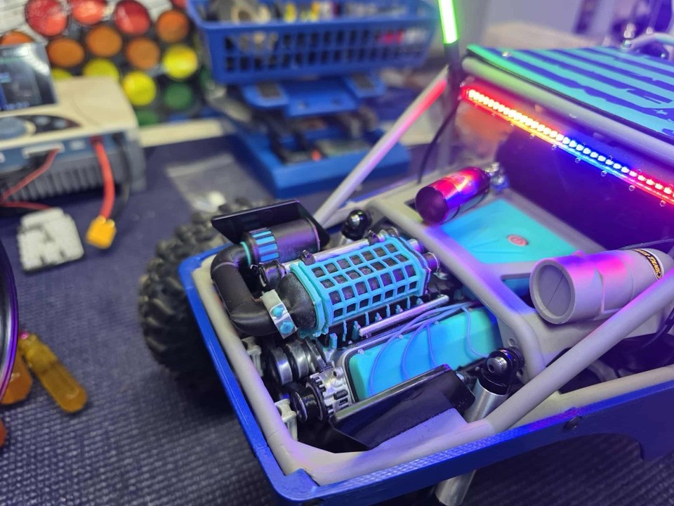 Vanquish H10 Optic Knights Custom Engine Throttle Therapy Teal | eBay