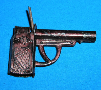 Vintage Metal Cracker Jack Prize Toy Match Shooter Pistol Excellent ...