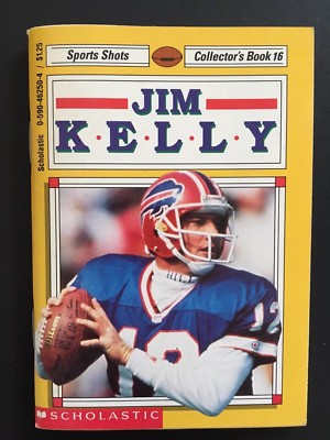 Jim Kelly Vintage 1992 Scholastic Sports Shots Collector's Book #16 | eBay