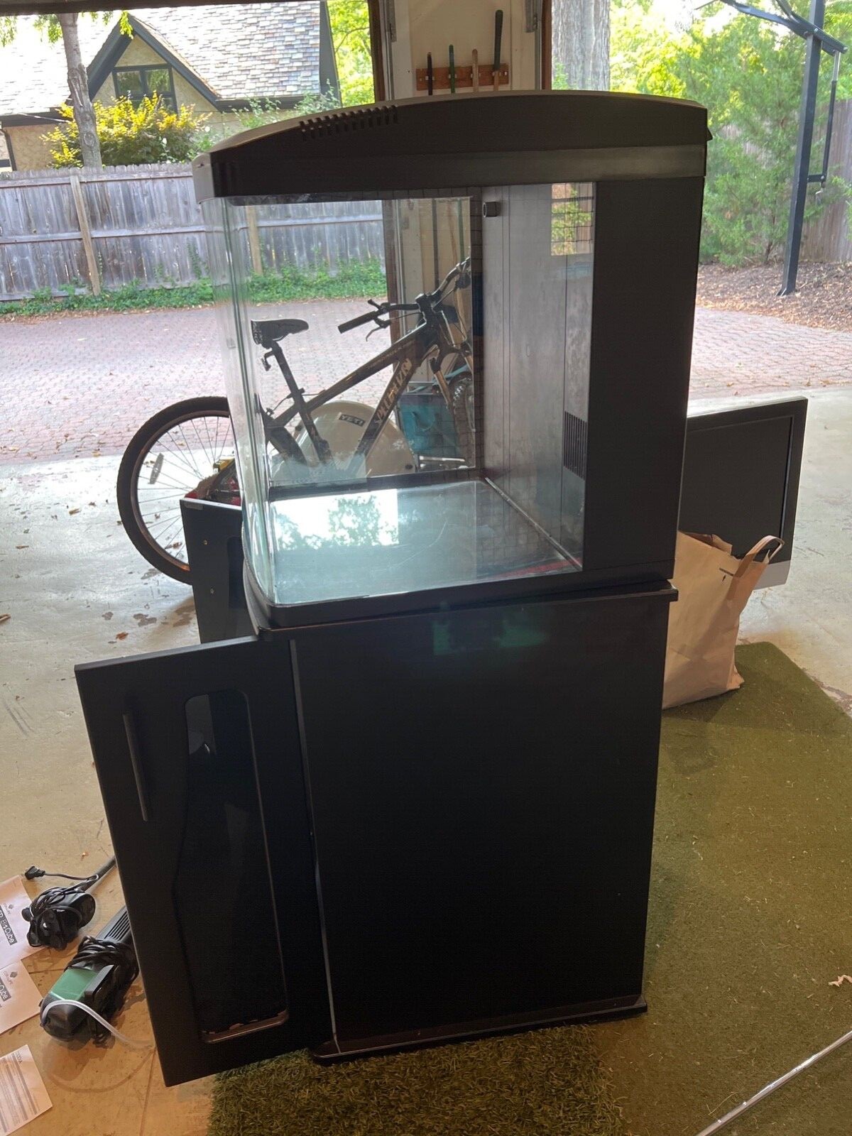 30 gallon Coralife LED Biocube fish aquarium with stand. | eBay