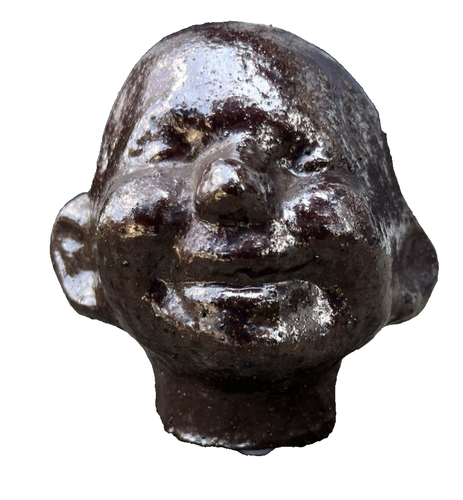 Antique Sewer Tile Head Bust Folk Art 1940s Signed EJE Ellwood ...