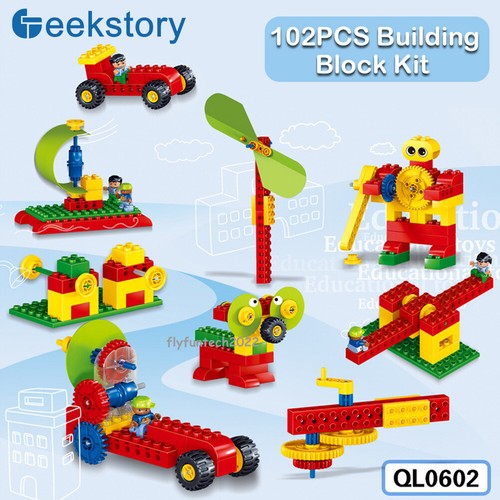 102PCS Building Blocks Kit DIY Educational Kit QL6020 Robot Brick For ...