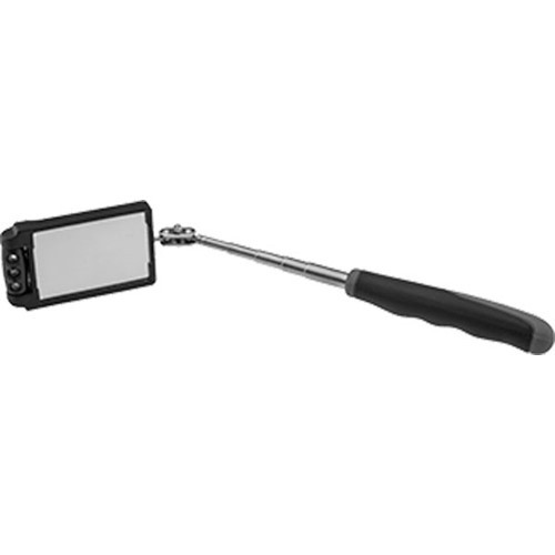 2-1/4" x 3-1/2" Illuminated Hand-Held Inspection Rectangular Mirror w ...