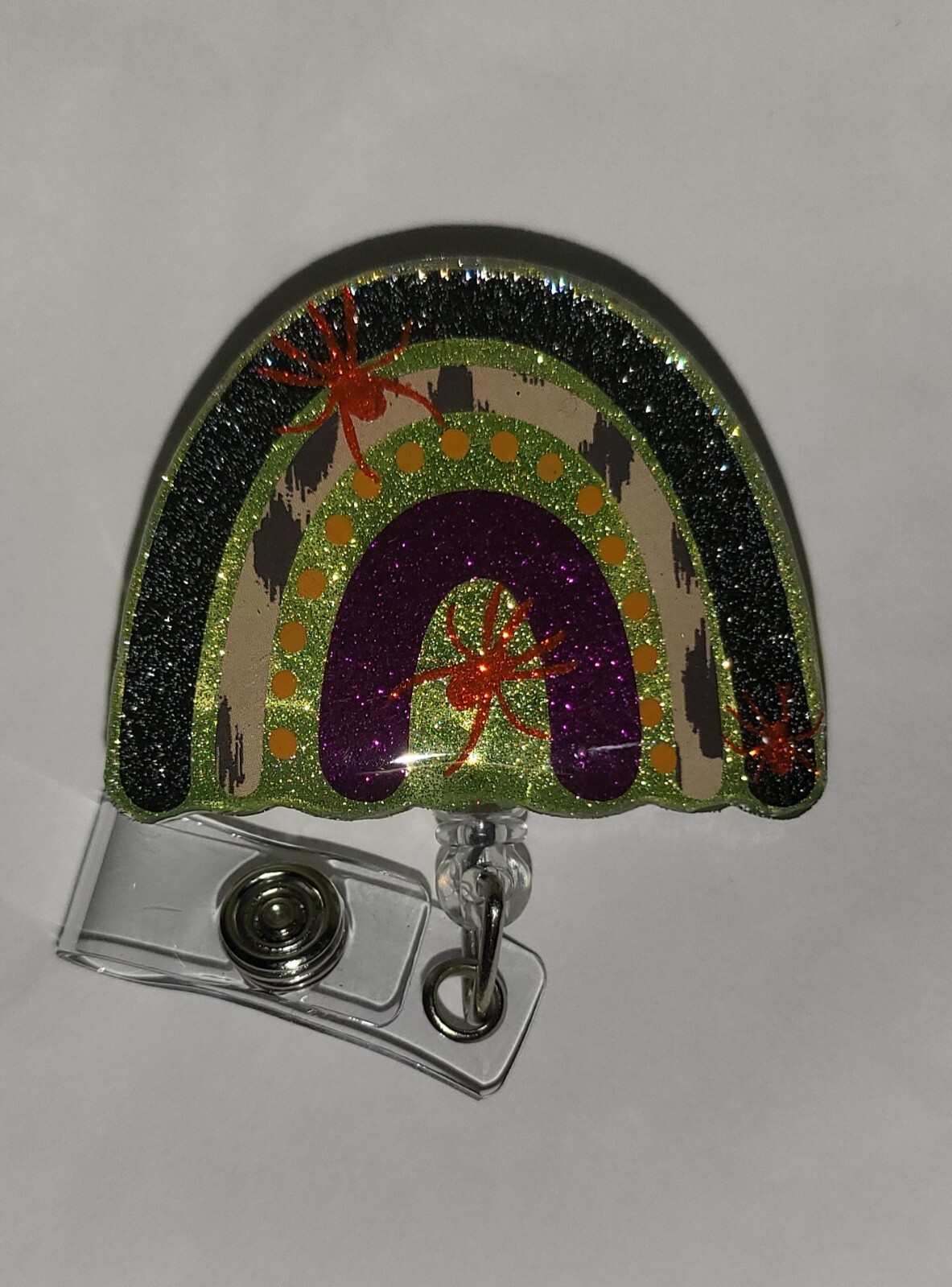 Halloween Spiders Badge Reel, ID Holder, Retractable ID Holder | eBay