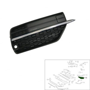 Front Bumper Right Side Lower Outer Grille For 2016 2017 2018 2019 ...