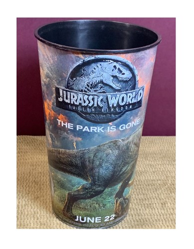 2018 CINEMARK'S "JURASSIC WORLD" FALLEN KINGDOM JUNE 22 44 OZ. PLASTIC ...