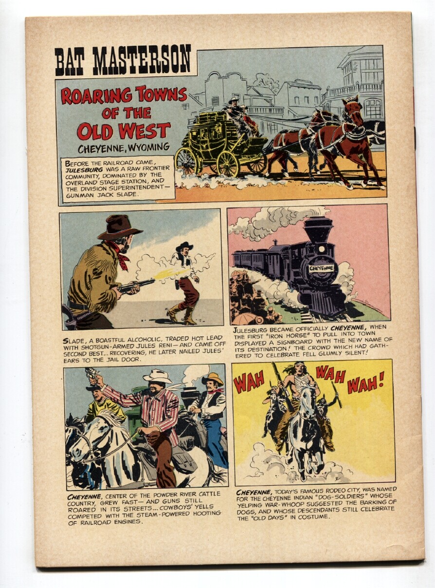 Bat Masterson #5 1960 - Dell -VF+ - Comic Book | eBay