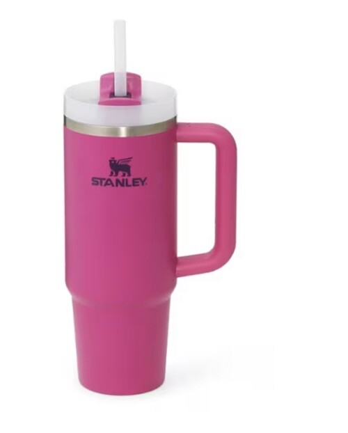 STANLEY 30 oz FUCHSIA Hot Pink Stainless Steel Quencher H2.0 FlowState ...