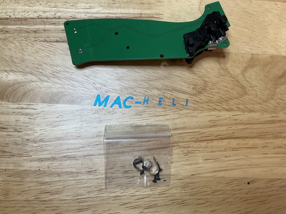 Spektrum DX5 Pro Micro switch Board. W/ Vibrate Mtr. & Plug For Battery ...