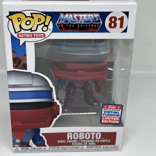 Funko Pop MOTU Masters of the Universe ROBOTO # 81 | eBay Australia