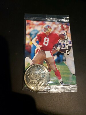 STEVE YOUNG SAN FRANCISCO COIN 49ERS SAVE MART SUPERMARKETS | eBay