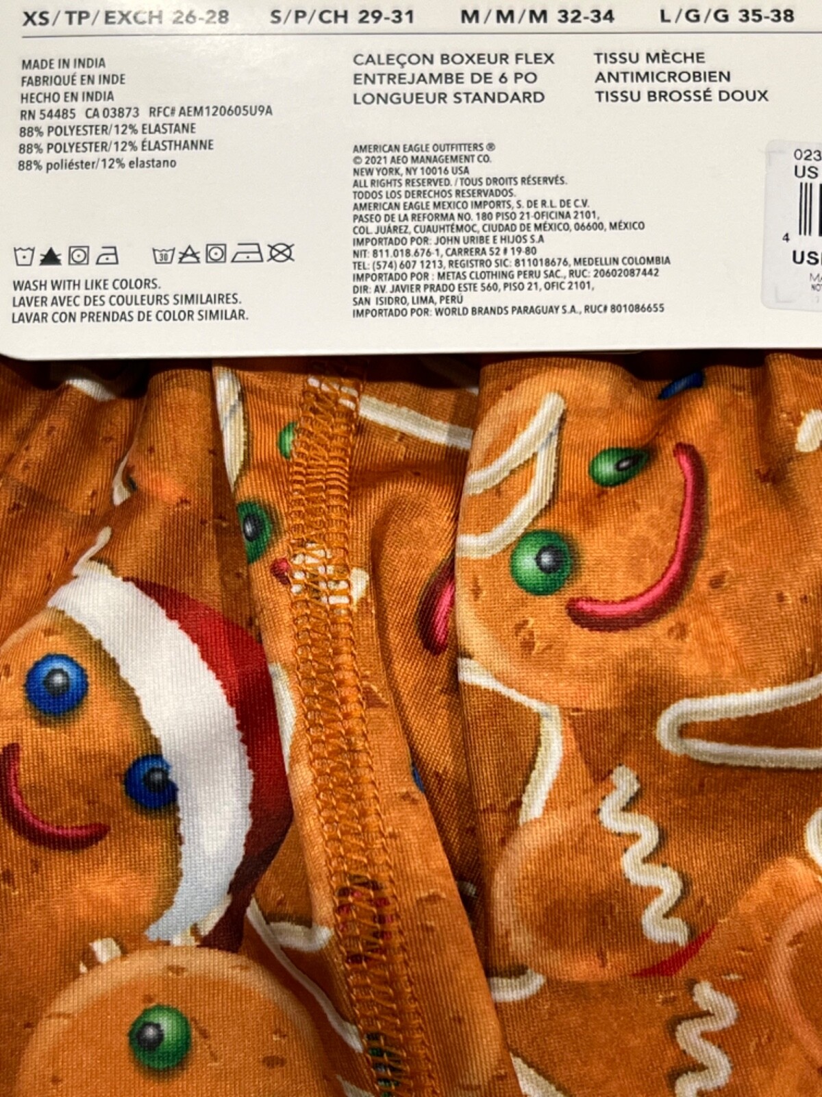 NWT AMERICAN EAGLE Flex Boxer Briefs 9" Inseam Sz XS-S-M-L-XL ...