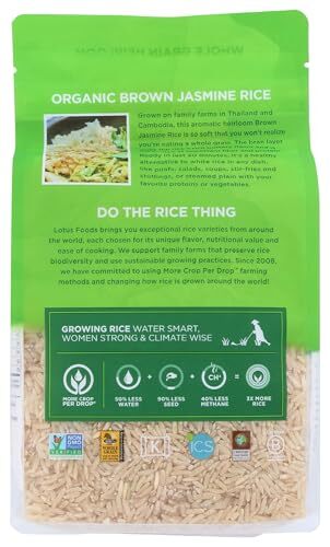Organic Brown Jasmine Rice, 30 OZ | eBay