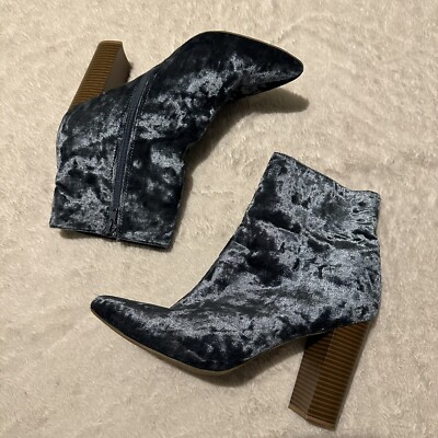 Wild Diva Blue Crush Ankle Heel Boots Women’s 10 | eBay