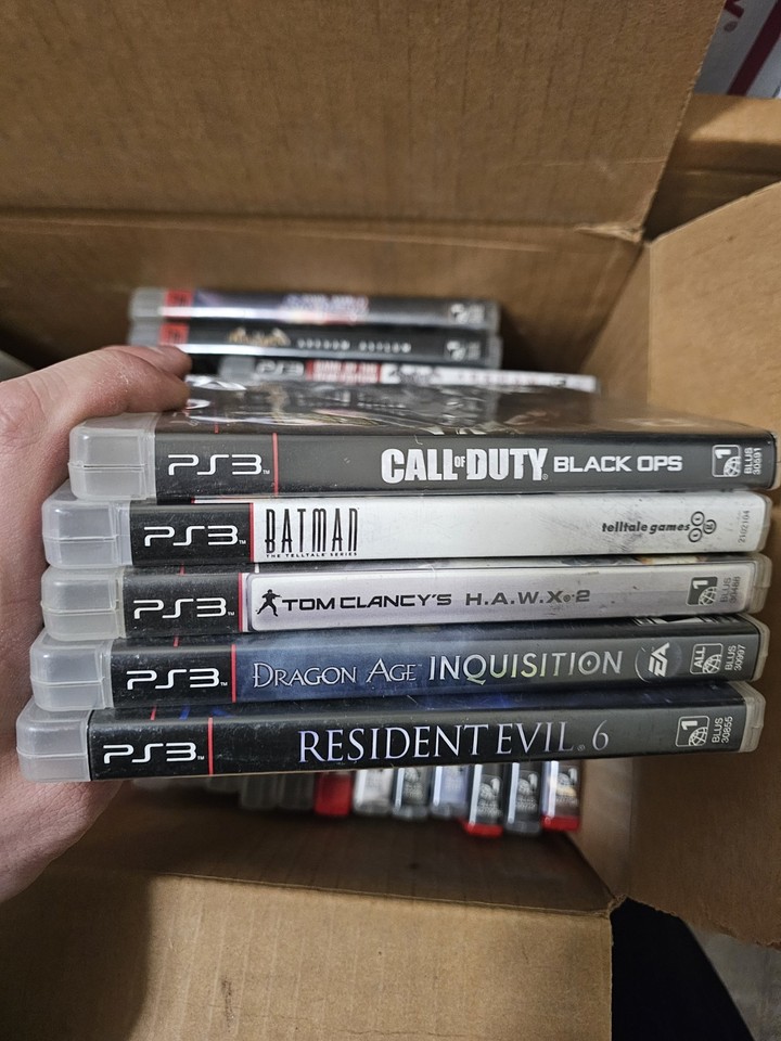 Assorted Ps3 Playstation 3 Game Lot of 26 Batman, Call of Duty Resident ...