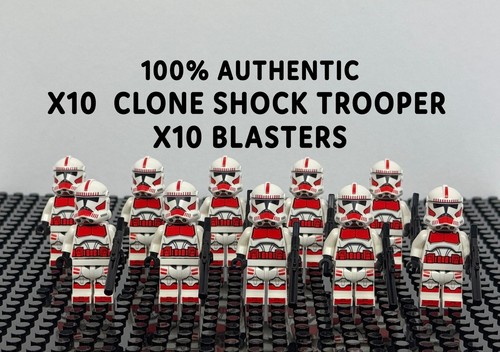 Lego Star Wars Clone Trooper Phase 2 Minifigures Lot 10 Shock Trooper ...