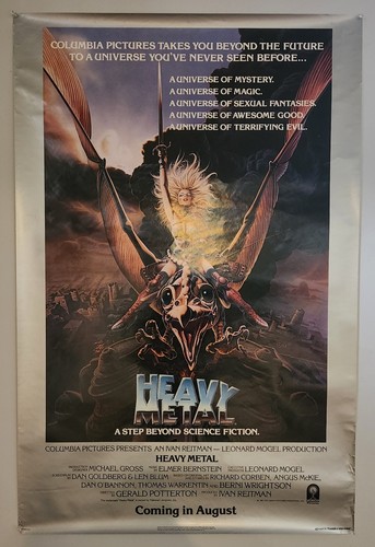 1981 HEAVY METAL ADVANCE ORIGINAL NSS 27x41 MOVIE THEATER POSTER EX ...