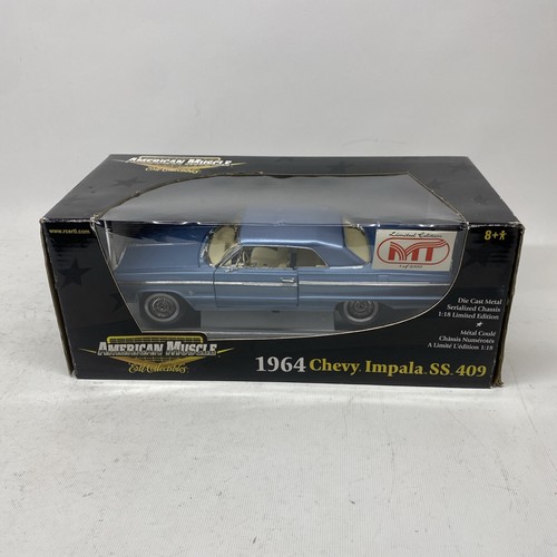 AMERICAN MUSCLE 1964 IMPALA SS 409 1:18 SCALE LIMITED EDITION DIE CAST ...