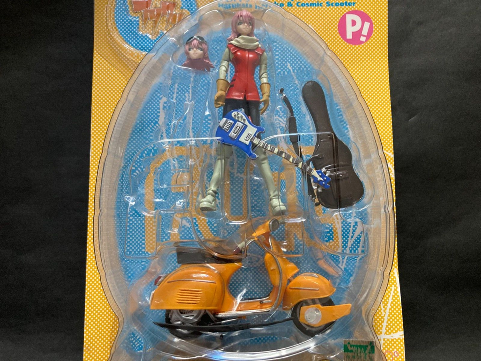 Rare FLCL Furikuri Haruhara Haruko and Cosmic Scooter Kaiyodo Figure ...