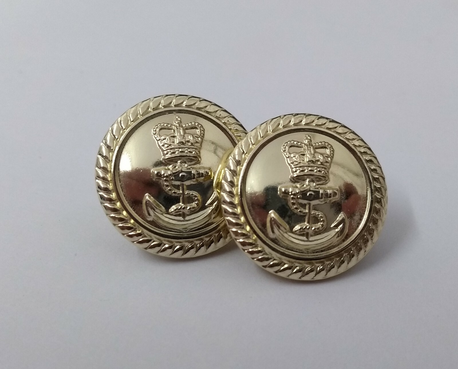 Genuine British Royal Navy RN Officers Mess Dress Buttons 18mm X2 NEW ...
