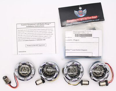 Custom Dynamics Bullet Ringz LED Signal Kit Part Number - 2020-1197 | eBay