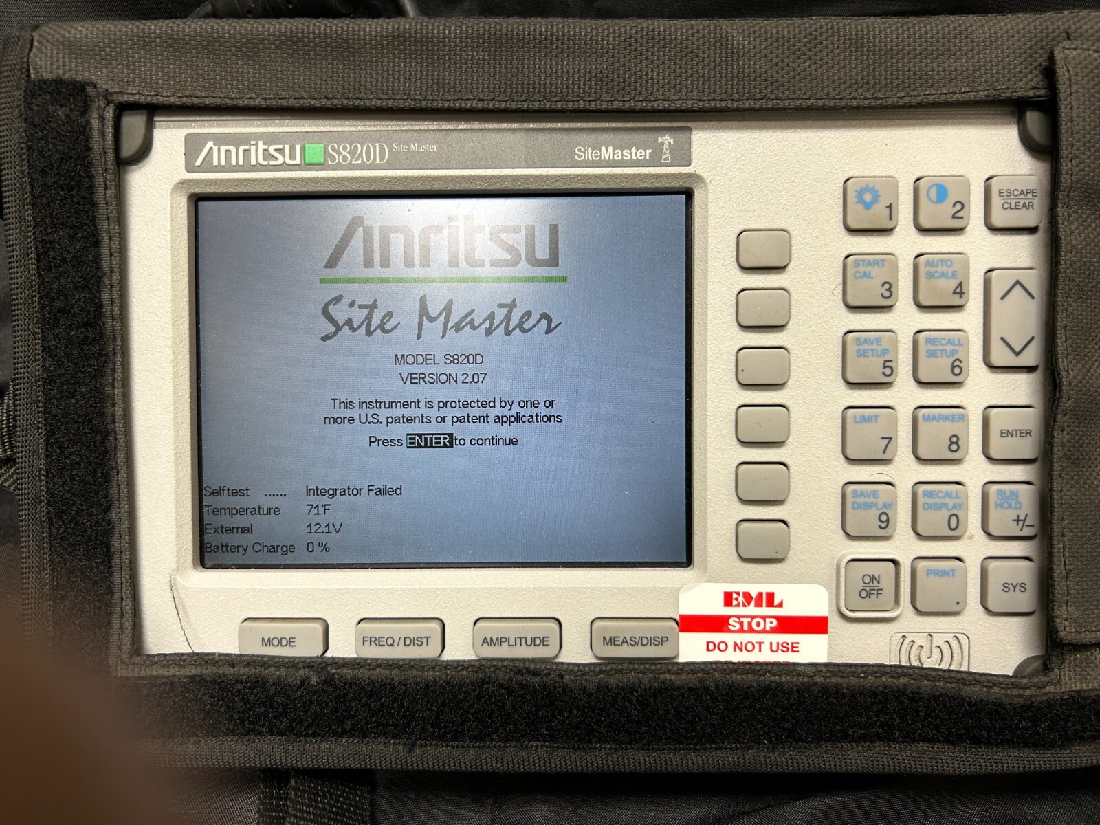 Anritsu S820D Site Master for repair or parts | eBay