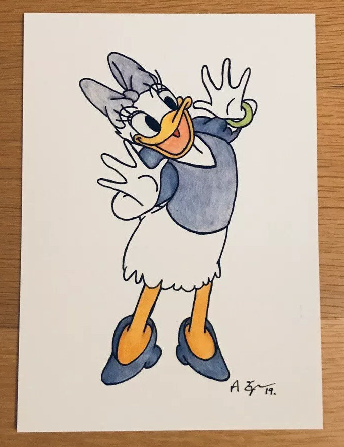 How To Draw Daisy Duck