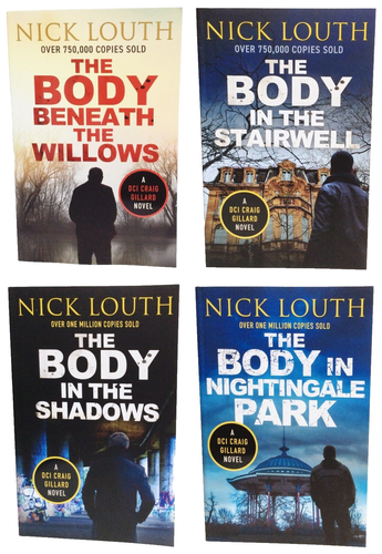 Nick Louth DCI Craig Gillard 4 Books, The Body In the Shadows Willows ...