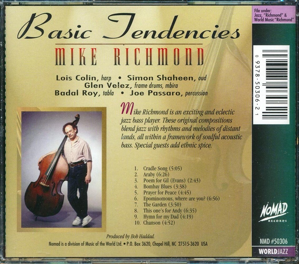 CD Mike Richmond - Basic Tendencies 93785030621| eBay
