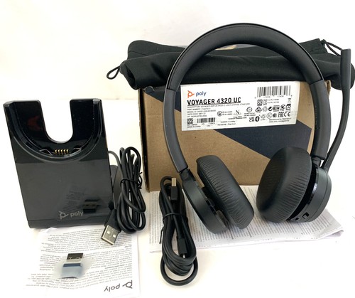 Poly - Voyager 4320 UC Bluetooth Headset (Plantronics) V4320-M USB-C | eBay