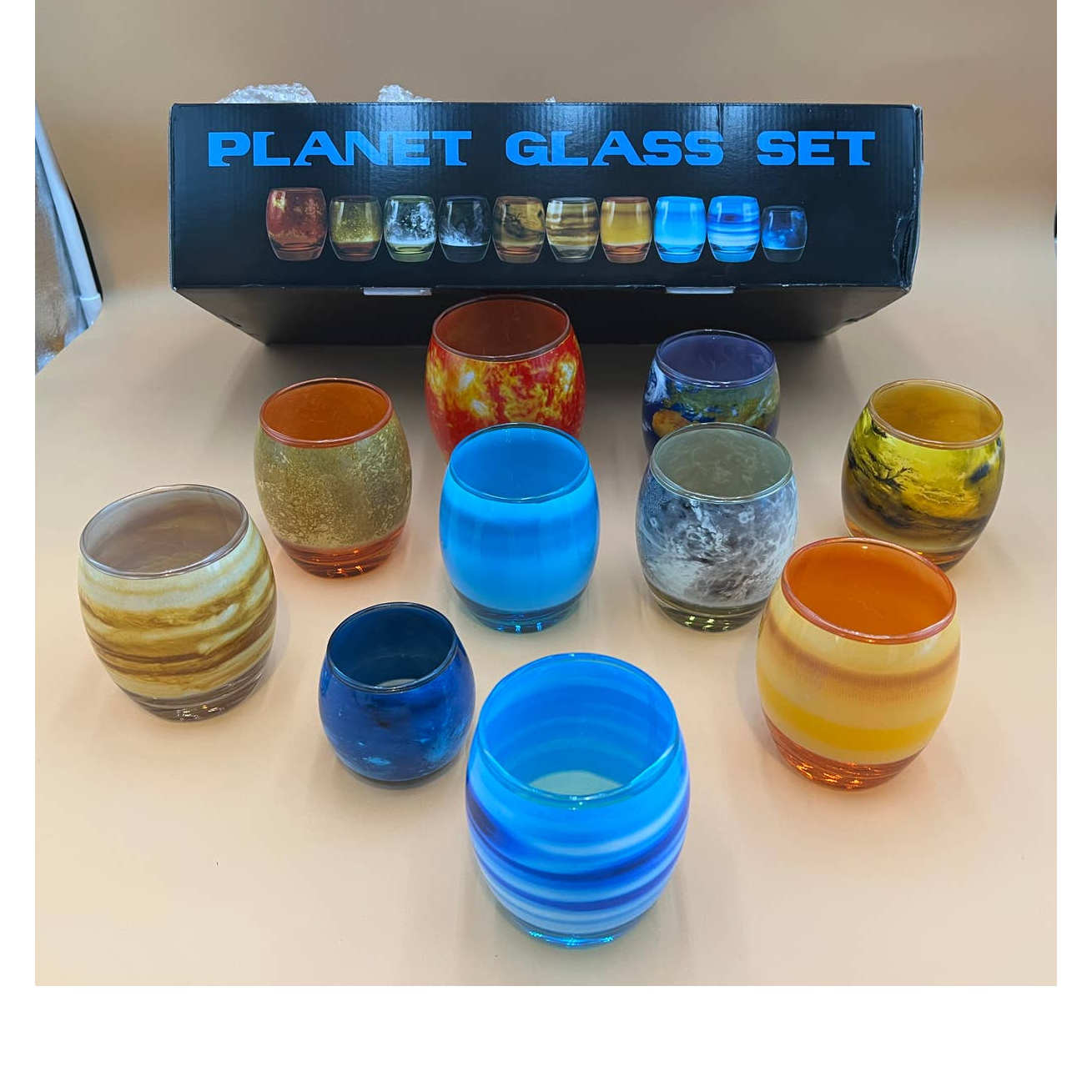 Solar System Glasses