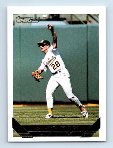 1993 Topps Gold Eric Fox Oakland Athletics #46 | eBay