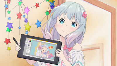 Anime Eromanga Sensei Izumi Sagiri Tablet Aqua Gaming Mat Desk 43338 | eBay