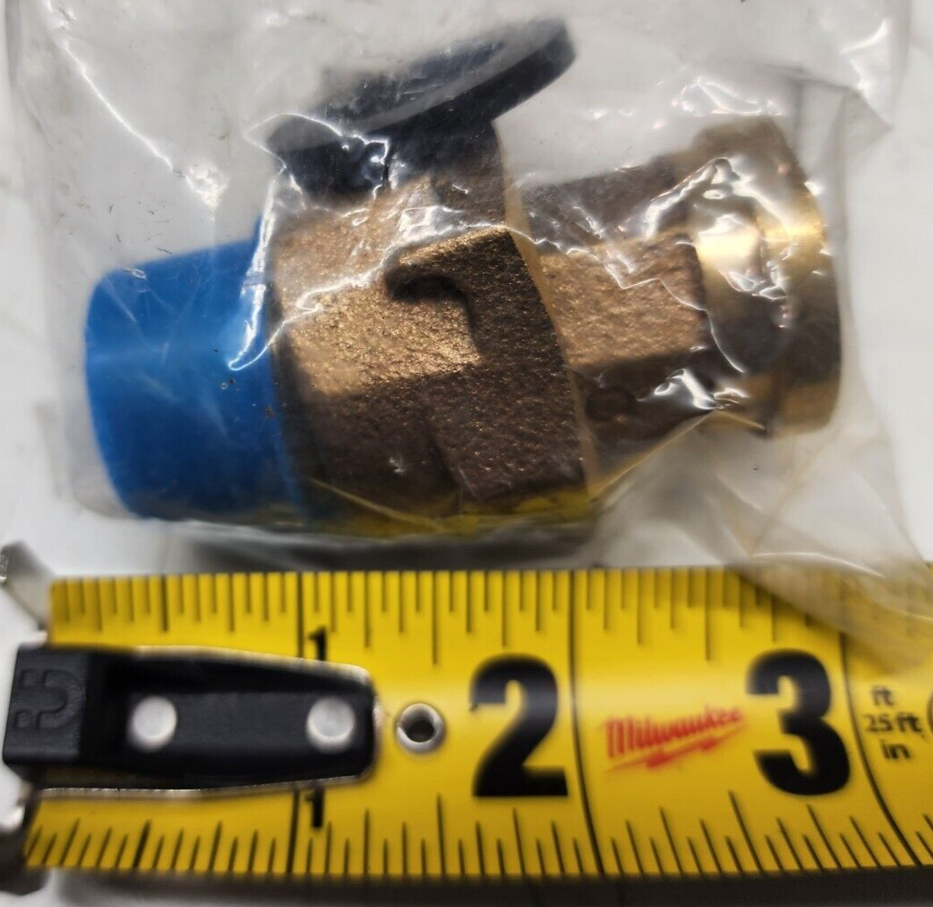 Proselect PSXMCFG 3/4" x 1" MIP x FIP Bronze Meter Coupling Cast Bronze ...