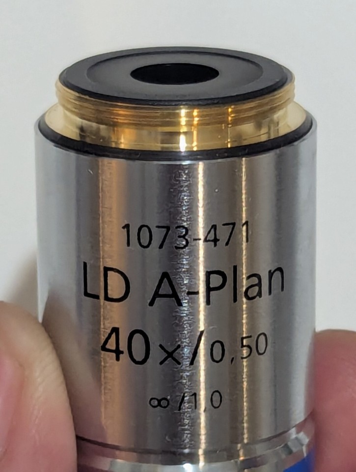 Zeiss Microscope Objective LD A-Plan 40x 0.50, 1073-471 Mint Condition ...