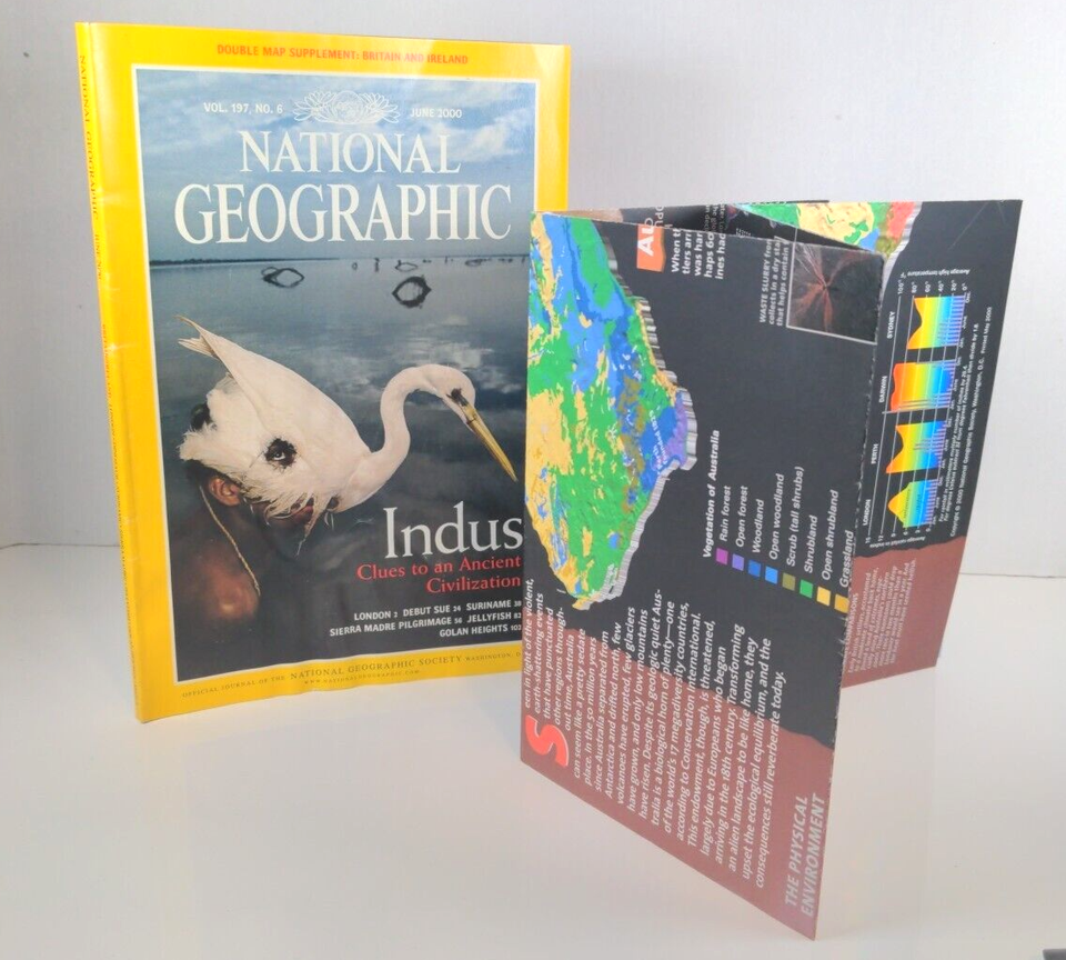 NATIONAL GEOGRAPHIC Magazines WITH Faux Leather Slip Cases Complete ...