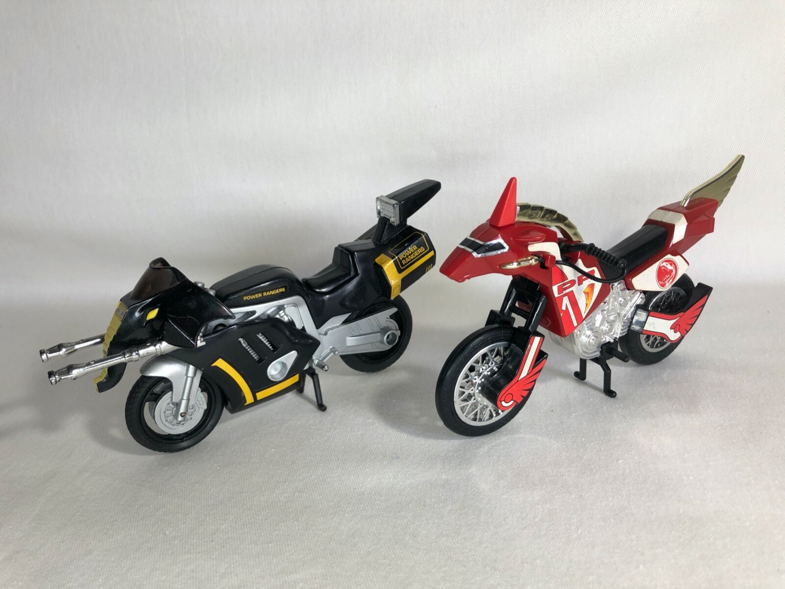 Power Rangers MMPR Zyuranger Bike Red Black Lot 2 Set Bandai | eBay